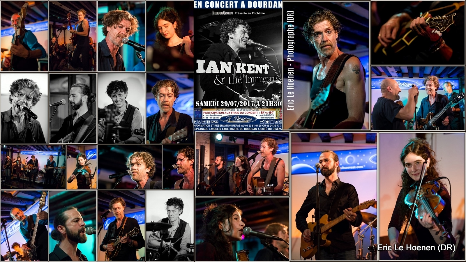 Ian Kent & The Immigrants en concert au Pitchtime - Paris Move