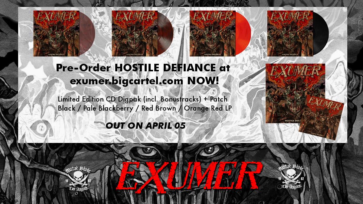 EXUMER launches new single "Raptor" - Paris Move