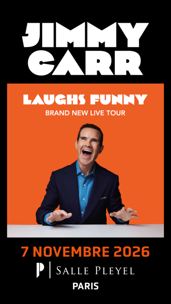 Jimmy Carr à la Salle Pleyel le 7/11/2026 - Paris Move